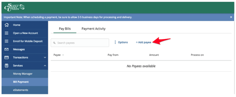 Online Services & SCU Portal - Scott Credit Union