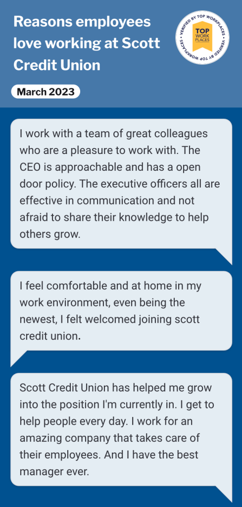 Explore SCU Jobs - Scott Credit Union